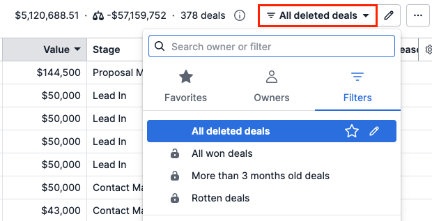 How can I restore deleted deals? - Knowledge Base | Pipedrive